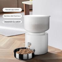 China Wholesale Custom App Version Pet Feeder Smart Pet Bowls Automatic Cat Feeder With Low Mog Customized Logo for sale
