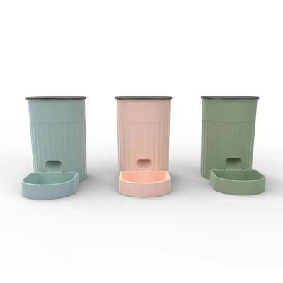 China Pet Supplies Battery Charge Wifi Automatic Cat Food Dispenser Dog Feeder Smart Electric Pet Feeder for sale