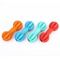 China Pet Tooth Cleaning Puzzle Bite Durable Natural Rubber Puppy Pet Chew Ball Dog Toys for sale