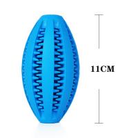 China Pet Tooth Cleaning Puzzle Bite Durable Natural Rubber Puppy Pet Chew Ball Dog Toys for sale