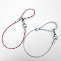 China Durable Pet Tie Out Cable for Dogs Double Heads Steel Wire Leash Chew Resistant Dogs Metal Leashes for Three Dogs for sale