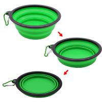 China Cadi Popular Travel Silicone Pet Water Bowl Foldable Slow Pet Dog Feeding Bowl for Water Food Applicable Pet Small Animals for sale