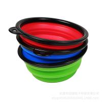 China Cadi Popular Travel Silicone Pet Water Bowl Foldable Slow Pet Dog Feeding Bowl for Water Food Applicable Pet Small Animals for sale