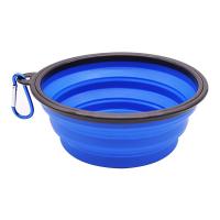 China Cadi Popular Travel Silicone Pet Water Bowl Foldable Slow Pet Dog Feeding Bowl for Water Food Applicable Pet Small Animals for sale