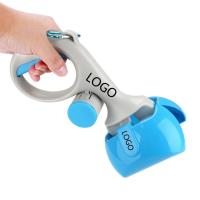 China Portable 2 in 1 Pet Outdoor Pick up Excreta Cleaner Dog Pooper Scooper with Odor Control and Easy Cleaning for sale