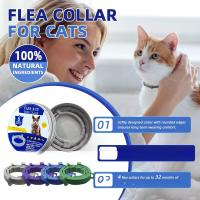 China Solid Pattern Anti-Flea Tick Mosquito Durable Adjustable Silicone Pet Collar for Dogs Cats Stocked and Natural Formula for sale