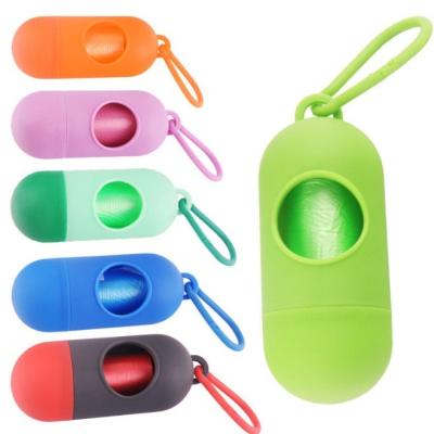 China Custom Printed Logo Outdoor OEM Poopbagsr Pet Dog Waste Bag Holder for sale