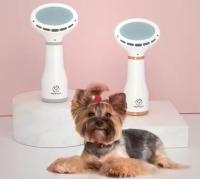 China 2025 2 in 1 Grooming Pet Hair Dryer Dog Slicker Brush With Blowing Function for Cats and Dogs Smoothing 1 Hour Charging Time for sale
