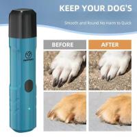 China 110-240V Electric Adjustable Pet Nail Grinder Pet Grooming Tools for Pet Cleaning Low Vibration Dog Nail Clippers for sale