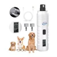 China New Designer Automatic Electric Pet Nail Grinder Led Display Grinding Three Speed Adjustable Animal Nail Clippe Wholesale for sale