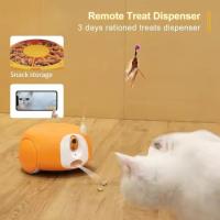 China 2025 New Automatic Electric Cat Toy Turntable Funny Usb Rechargeable Toy Feather Teaser Smart Toy for sale