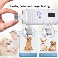 China Best-Selling Pet Supplies Dog Nail Trimmer Electric Rechargeable Portable Pets Nail Grinder for Pet Dogs and Cats for sale