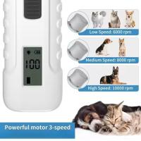 China Best-Selling Pet Supplies Dog Nail Trimmer Electric Rechargeable Portable Pets Nail Grinder for Pet Dogs and Cats for sale
