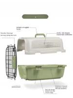 China MODERN Style Airline Approved Pet Carry Cage for Travel Outdoors Portable Cat Dog Plastic House Pet Carrier Bag for sale
