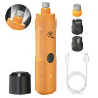 China Professional Usb Power Electric Automatic Pet Nail Clipper Silent 3 Speed Switch Pet Nail Grinder for Cats and Dogs for sale
