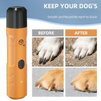 China Professional Usb Power Electric Automatic Pet Nail Clipper Silent 3 Speed Switch Pet Nail Grinder for Cats and Dogs for sale