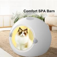 China CHARGE Power Source Smart Temperature Control Low Noise Automatic Grooming Pet Dryer Machine Box Hair Dryer for Cat for sale