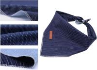 China Adjustable Custom Dog Bandana Dog Neckwear Scarf Pet Bandanas for Dogs with Logo for sale