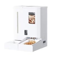 China Redesigned Small Animal Feeder Drinking Supply Bowls Included Smart Pet Food Water Fountain Time Setting for Cats Dogs for sale