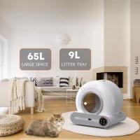 China New Automatic Cat Litter Box Smart App Control Self Cleaning Litter Boxes Cat Sandbox Electronic Pet Toilet Cat Supplies for sale