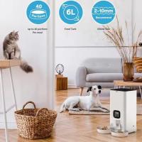 China 110-240V Voltage Pet Smart Feeder Detachable Timed Quantitative 5.6L Small Dog Feeder WiFi Automatic Food Bowl for Pet for sale