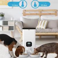 China 110-240V Voltage Pet Smart Feeder Detachable Timed Quantitative 5.6L Small Dog Feeder WiFi Automatic Food Bowl for Pet for sale