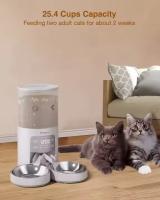 China 2025 New Trendy Popular Pet Smart Feeder Food Easy to Clean Dog Feeder Automatic Feeder Pet Food Dispenser Dog for sale