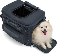 China Car Travel Accessories Portable Weather Resistant Motorcycle Dog Cat Carrier Crate for Luggage Rack or Passenger Seat for sale