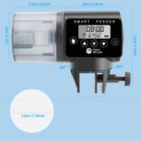China Wholesale Automatic Fish Feeder for Aquarium Premium Adjustable Fish Food Timer Fish Food Vacation Feeder with Digital Display for sale