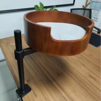 China 2025 New Design Height Adjustable Wooden Desk Cat Bed Safety Cat Shelves with Metal Frame for Cat Lovers for sale