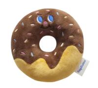 China Indoor Eco-friendly Bagel Bread Bite Sound Plush Toy for Dogs Hidden Food Smell Foreign Trade for sale
