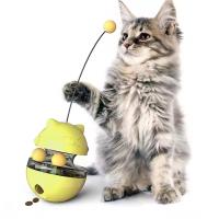 China Factory Wholesale Pet Cat Toy Interactive Lucky Cat Shake Leaky Toy Cat Shake Toy for sale