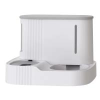 China 3L Pet Dog Automatic Feeder with Dry Food Storage and Water Bowl PET ABS Material Dogs' Convenient Feeding Solution for sale