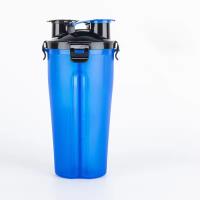 China Wholesale Portable 2-in-1 Dog Water Bottle Bowl Small Size Outdoor Travel Foldable  for Pets & Animals for sale