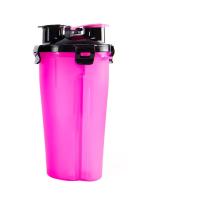 China Wholesale Portable 2-in-1 Dog Water Bottle Bowl Small Size Outdoor Travel Foldable  for Pets & Animals for sale