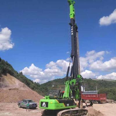 China Used 100kN Drilling Piling Rig For Max. 1.5m With 3m Feeding Stroke for sale