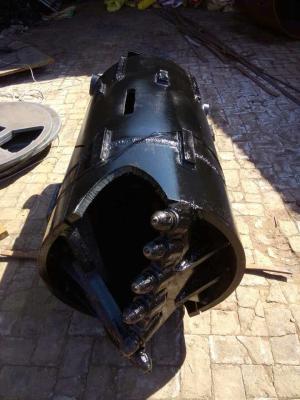 China Bore Piling Machine Parts Drilling Bucket 12000mm Centrifugal Open Type Double Boom for sale