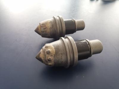 China 19mm Square Piling Round Tooth Drilling Tool Bullet Holder Soil Teeth for sale