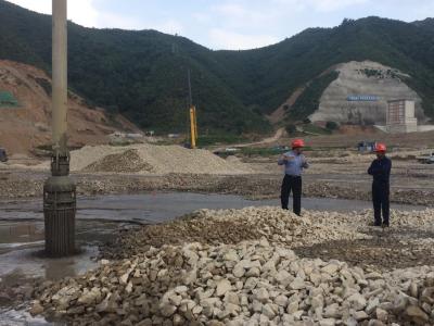 China 75W Electrical Vibroflot Machine Ground Improvement Foundation Construction for sale