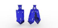 China Pile Machinery Drill Rig Bucket Teeth Two Flap 1200mm for sale