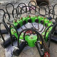 China Excavator Attachment Hydraulic Pile Breaker Machine Low Noise Concrete Round Cutter for sale