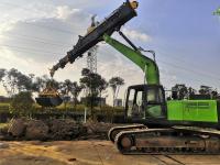 China Dipper Clamshell Bucket Telescopic Arm Excavator Attachment Hydraulic Tysim Long Reach for sale