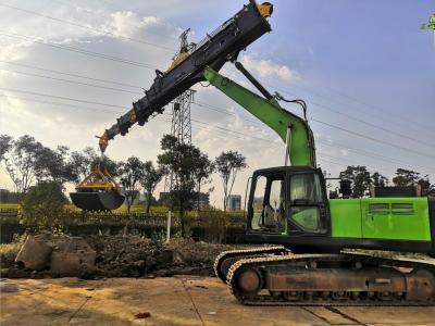 China Dipper Clamshell Bucket Telescopic Arm Excavator Attachment Hydraulic Tysim Long Reach for sale