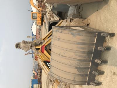 China Excavator Telescopic Long Boom Arm Bored Piling Foundation Sticks With Clamshell Bucket for sale