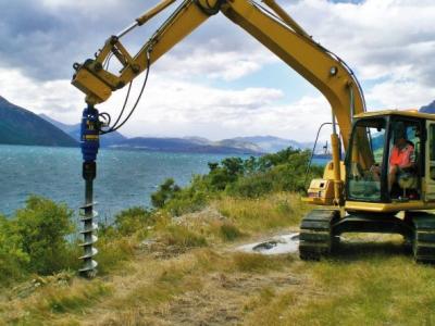 China KA4500 Hydraulic Earth Augers Mini Excavator Attachment Drilling Machine Post Hole Digger for sale