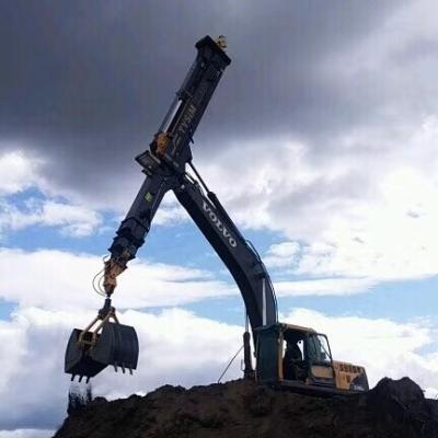 China Swing Articulating Boom Telescopic Arm KM220 Long Reach Boom Excavator Rocker for sale