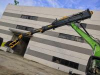 China Silver Expandable Clamshell Arm For 15ton Excavator Max.Vertical Digging Radius 6430mm for sale