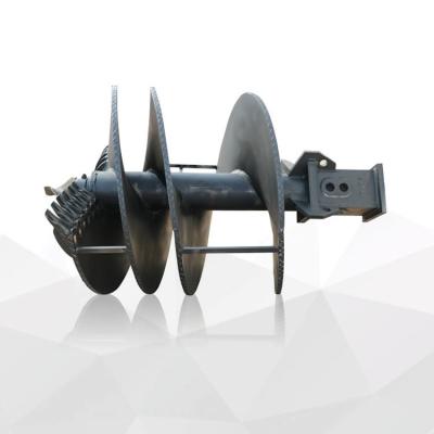 China Drilling Tools Strong Slag Carrying Capacity Straight Auger With Flat Teeth 3000 Mm for sale