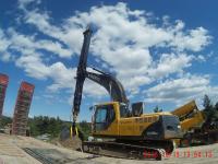 China KM150 Clamshell Telescopic Arm Long Boom Excavator 3.6t Hydraulic Cylinder for sale