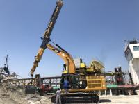 China KM260 Clamshell Telescopic Boom Arm Long Excavator 1600Kg Weight for sale